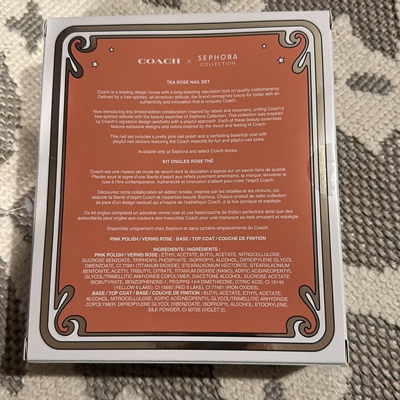 Sephora | Makeup | New Coach X Sephora Collection Tea Rose Nail Set ...